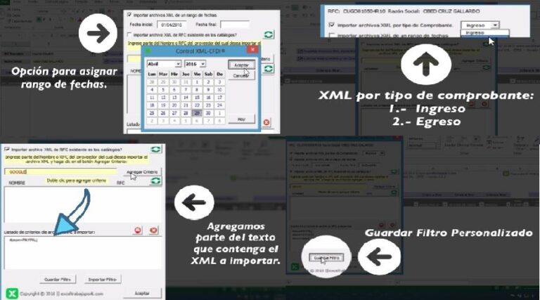 Convertidor CFDi a EXCEL - Administrador de XML - Contador.Digital