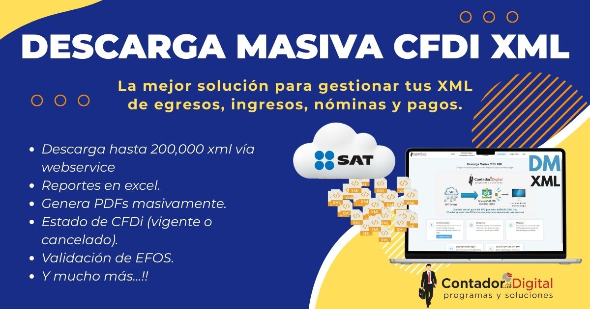Optimiza tu Descarga Masiva de CFDI XML (Valida vs SAT, exporta ...